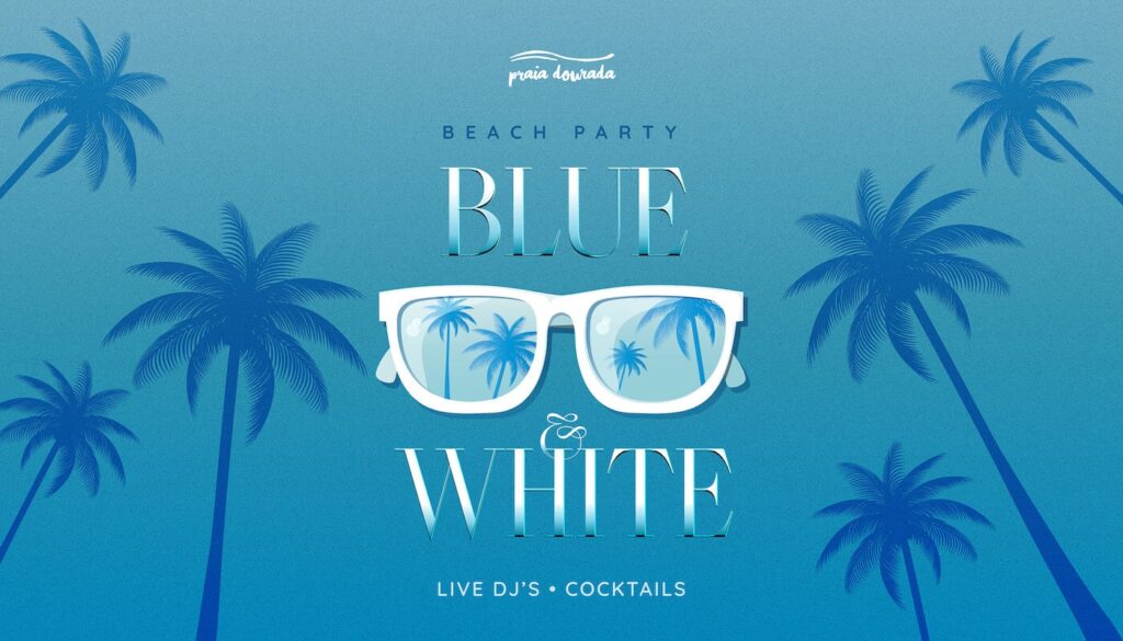 Blue & White Beach Party | Villa Cascata